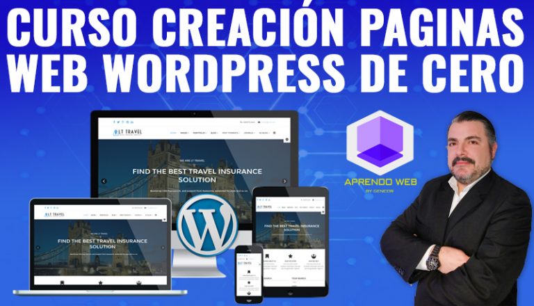 Curso creacion de paginas web en WordPress desde Cero – INVECORSTL